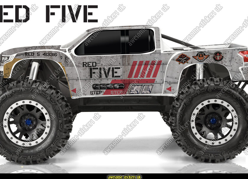Traxxas XMAXX graphics :: Pro-line Brute :: 018 RED FIVE