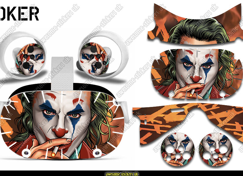 Oculus Quest 2 - vinyl sticker wrap 010 - JOKER - Awesome Stickers UK