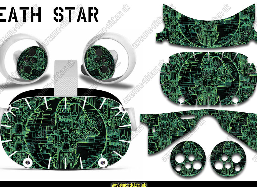 Meta Quest 2 - vinyl sticker wrap 020 - DEATH STAR (Oculus) - Awesome ...