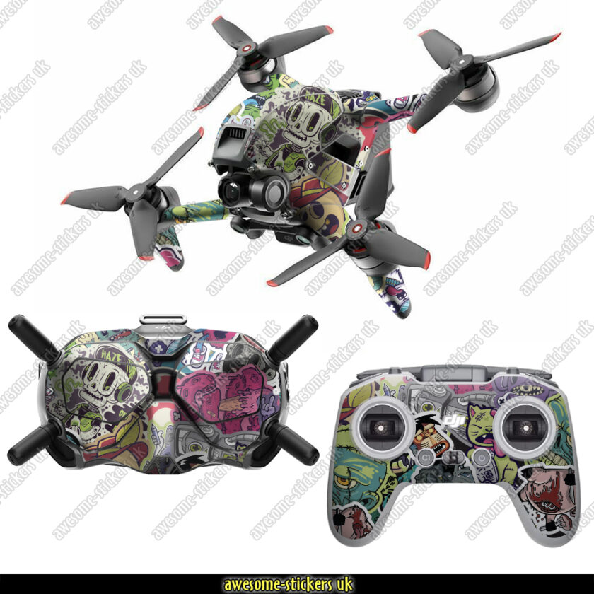 DJI FPV skin 010 - Monsterbomb