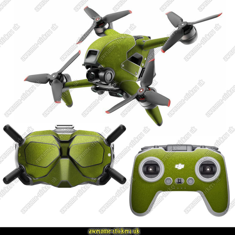 DJI FPV skin 015 - Metallic green
