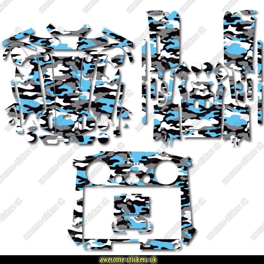 DJI Mini 3 Pro skins 003 - Blue Urban Camouflage