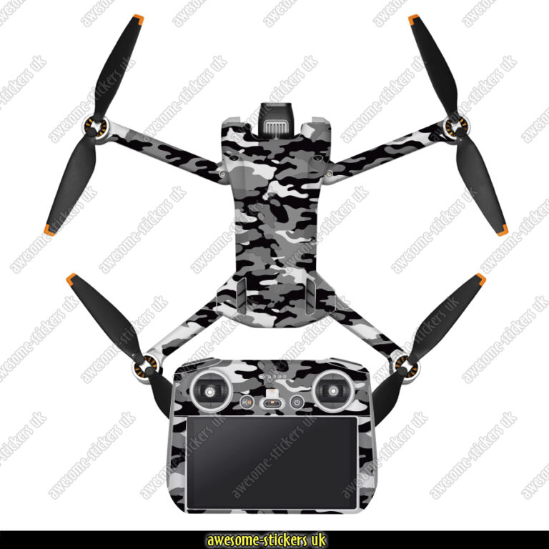 DJI Mini 3 Pro skins 001 - Yellow Urban Camouflage