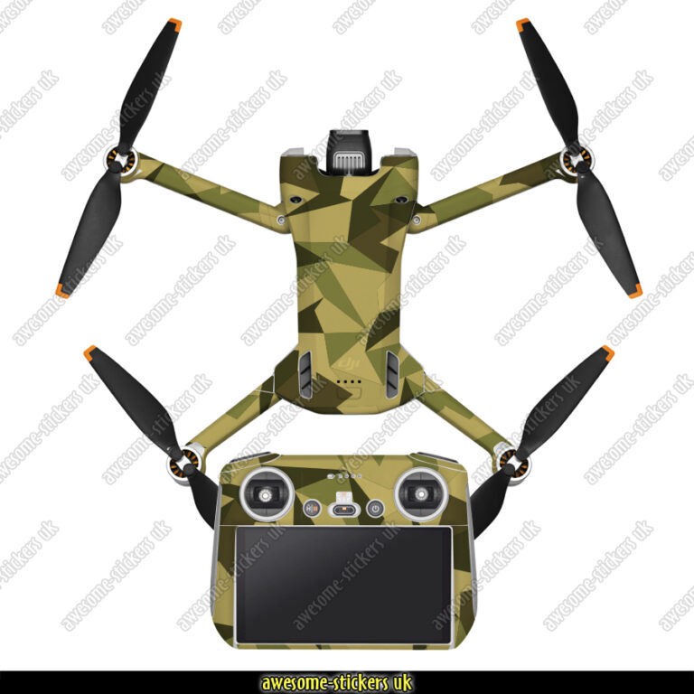 DJI Mini 3 Pro skins 001 - Yellow Urban Camouflage