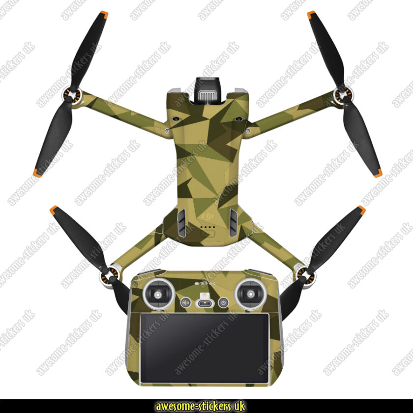 DJI Mini 3 Pro skins 006 - Green Disruption Camouflage