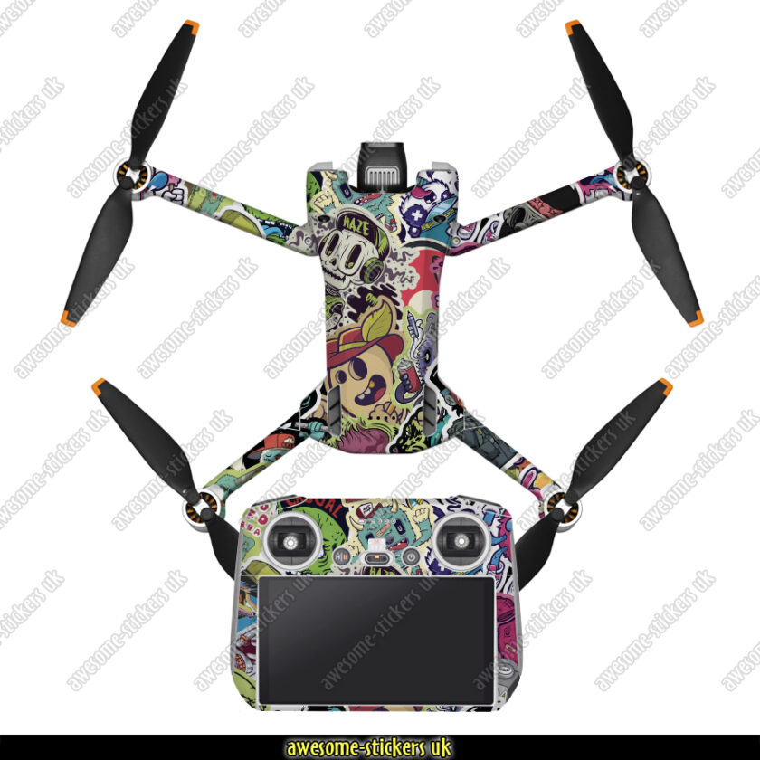 DJI Mini 3 Pro skins 010 - Monsterbomb