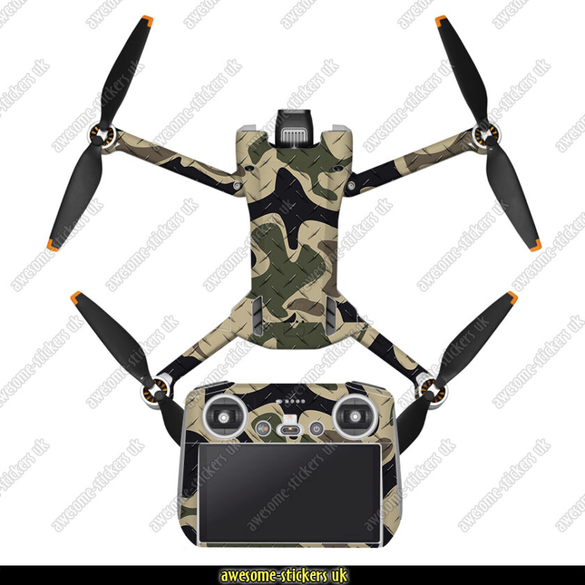 DJI Mini 3 Pro skins 018 - Checkerplate camouflage