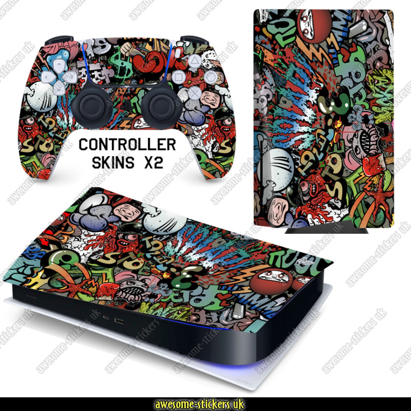 Playstation 5 skins - Awesome Stickers UK