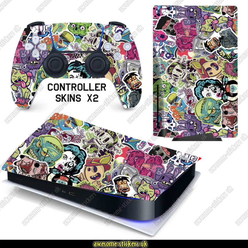 Playstation 5 skins - Awesome Stickers UK
