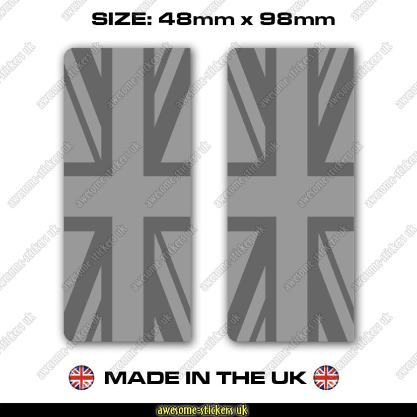 Number plate stickers 053 - UK Great Britain flag