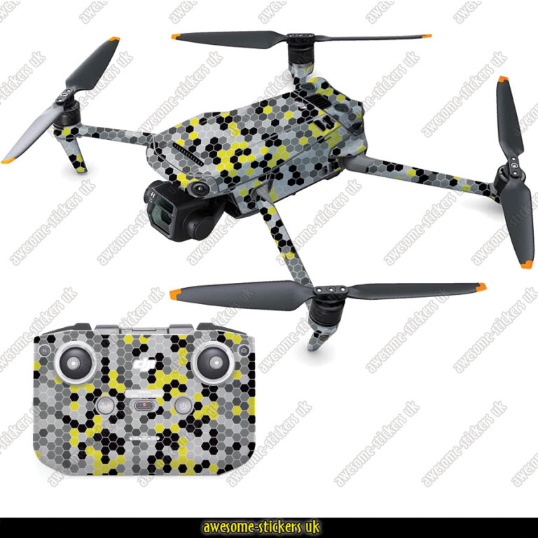 DJI Mavic Air 2S skins 012 - Red & black skulls