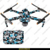 DJI Mavic Air 2S skins 012 - Red & black skulls