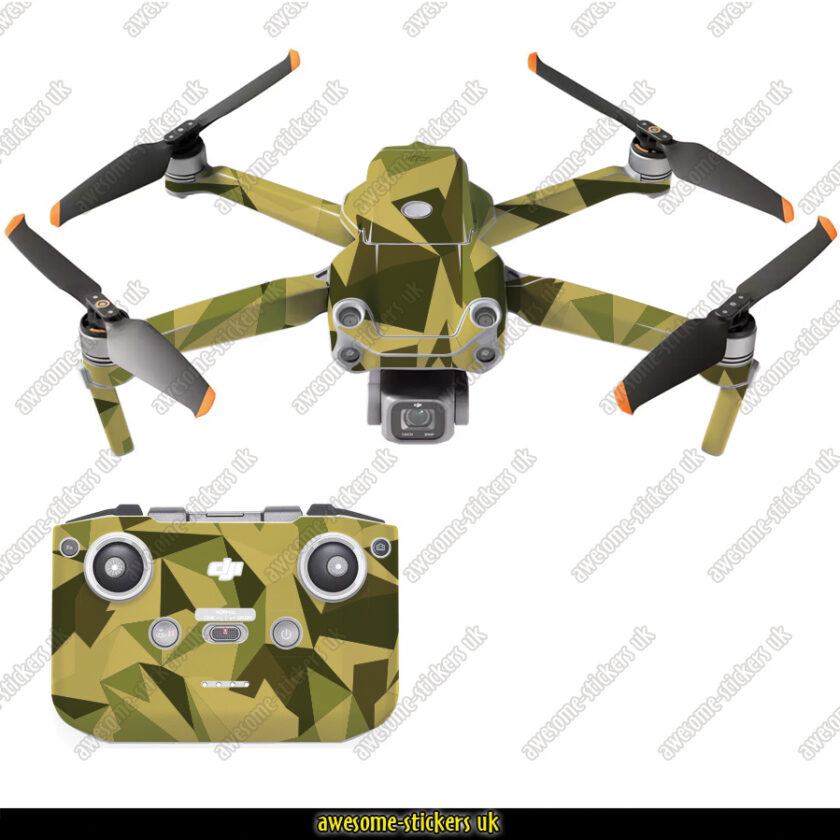 DJI Mavic Air 2S skins 006 - Green Disruption Camouflage