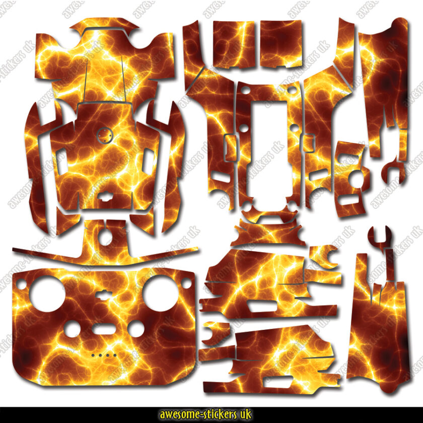 DJI Mavic Air 2S skins 019 - Lightning