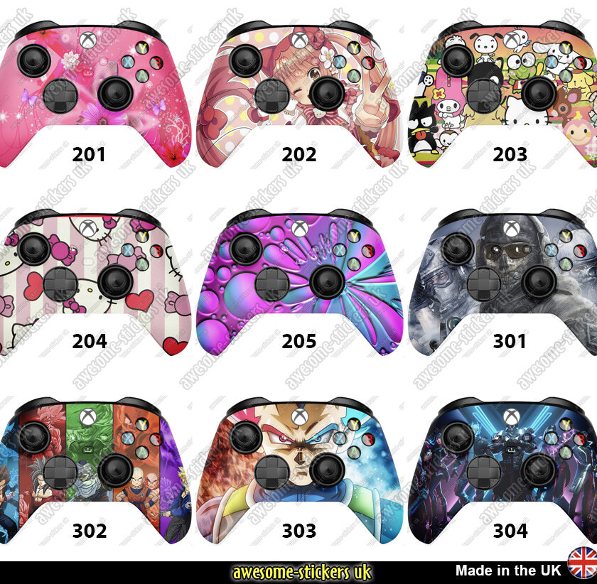 XBOX controller skins - Awesome Stickers UK