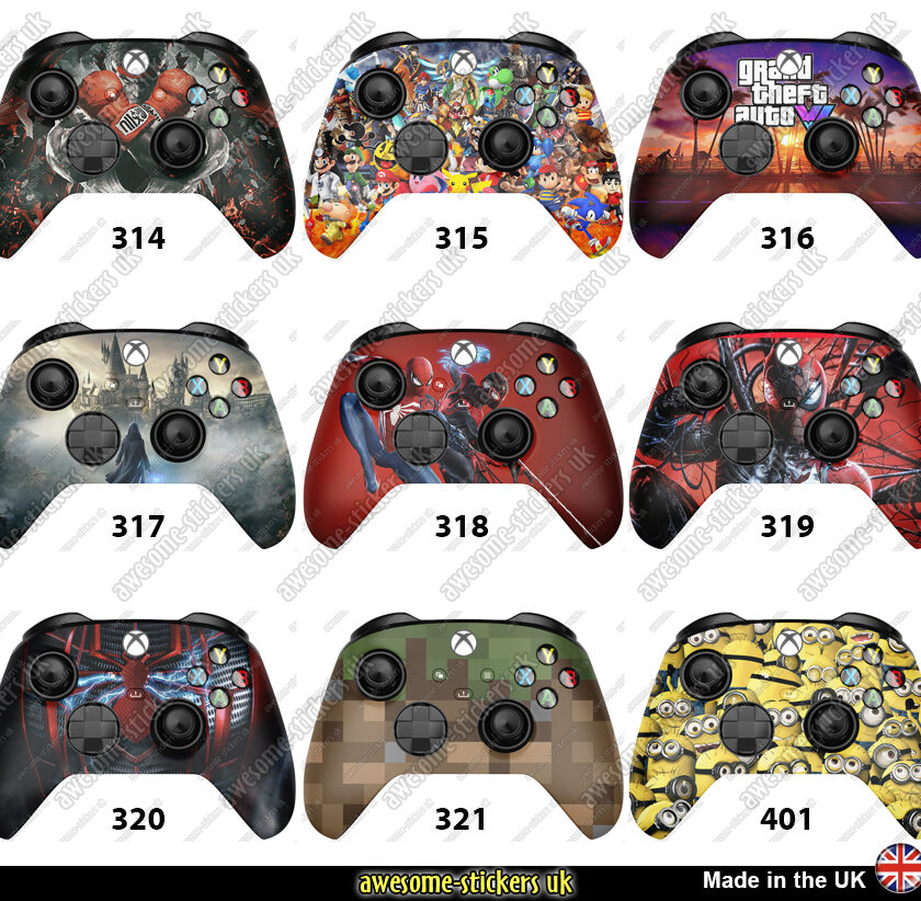XBOX controller skins - Awesome Stickers UK