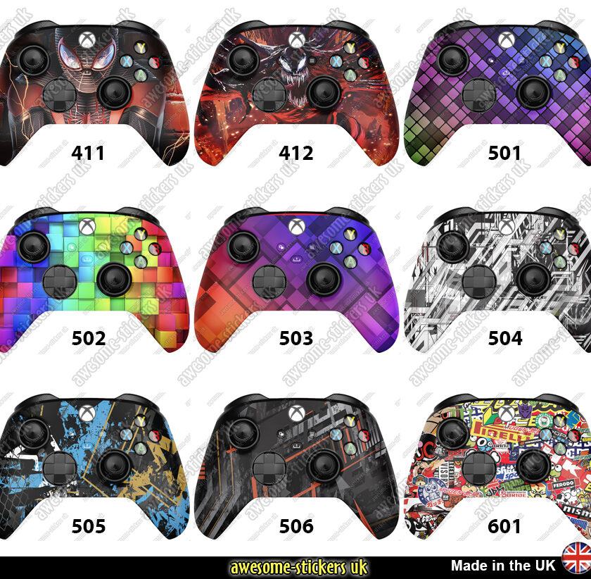XBOX controller skins - Awesome Stickers UK