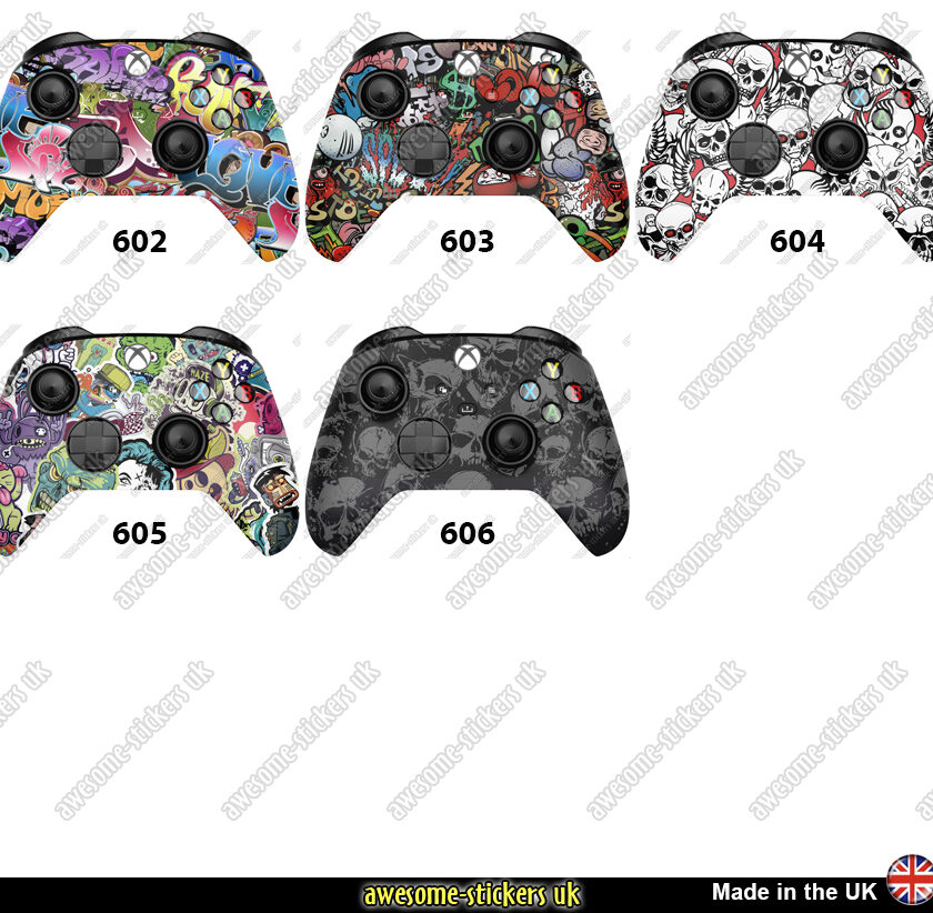XBOX controller skins - Awesome Stickers UK