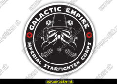 Star Wars 005 - TIE Fighter Pilot sticker - BUY NOW! - Awesome Stickers UK
