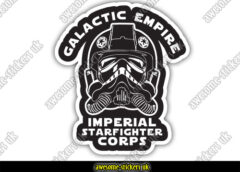 Star Wars 005 - TIE Fighter Pilot sticker - BUY NOW! - Awesome Stickers UK