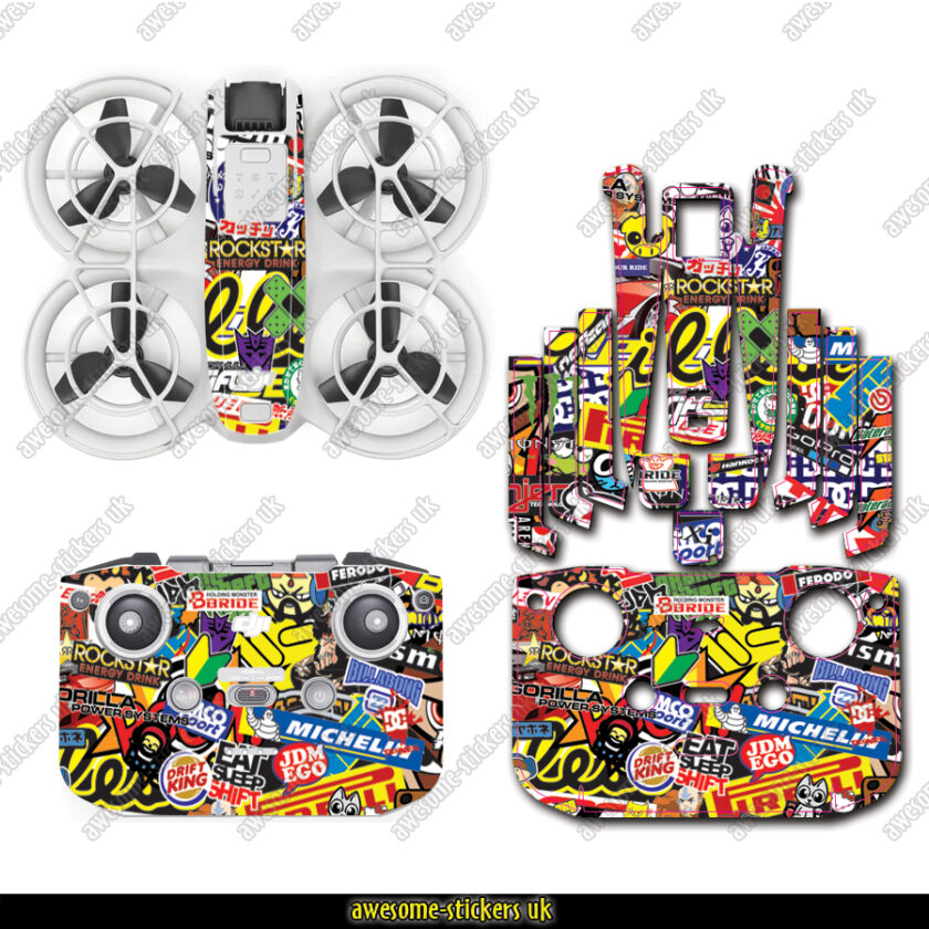 DJI NEO skins 019 - Stickerbomb