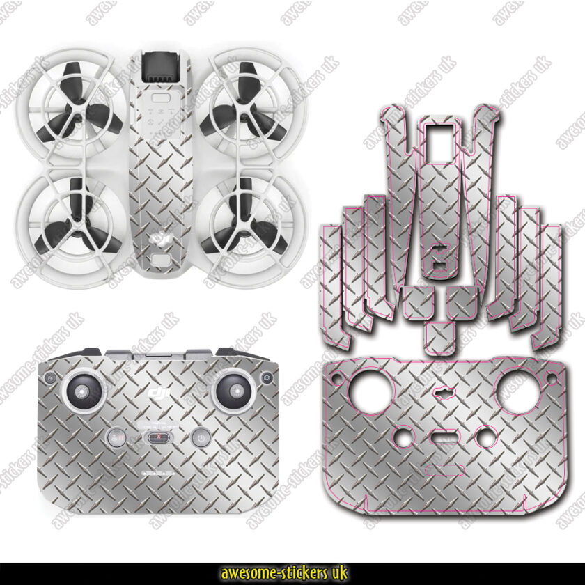 DJI NEO skins 030 - Checkerplate