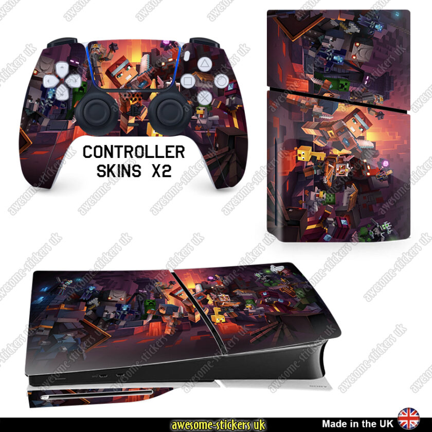 PS5 Slim skins - Playstation 5 Slim wraps - Awesome Stickers UK