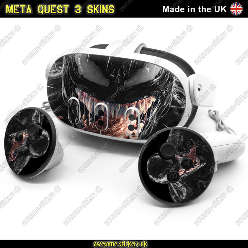 Meta Quest 3 skins - vinyl sticker wrap 003 - VENOM