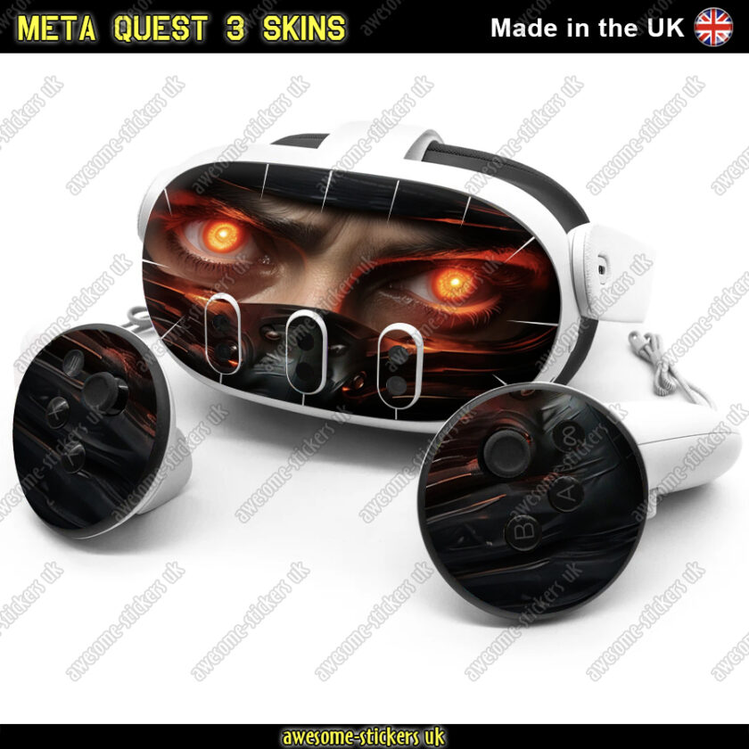 Meta Quest 3 skins - vinyl sticker wrap 011 - NINJA