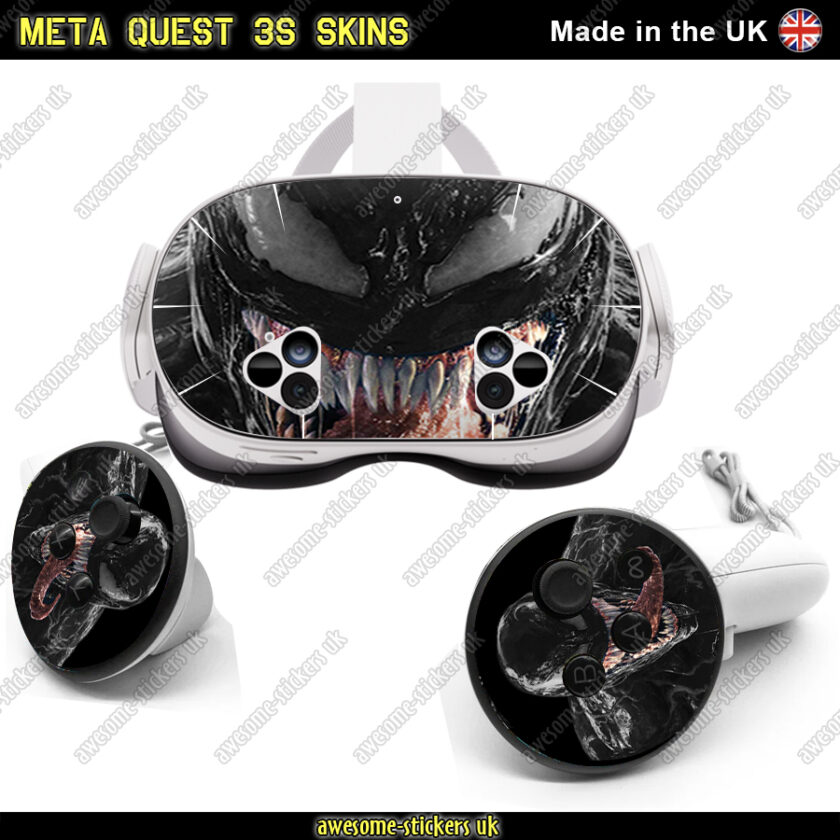 Meta Quest 3S skins - vinyl sticker wrap 003 - VENOM