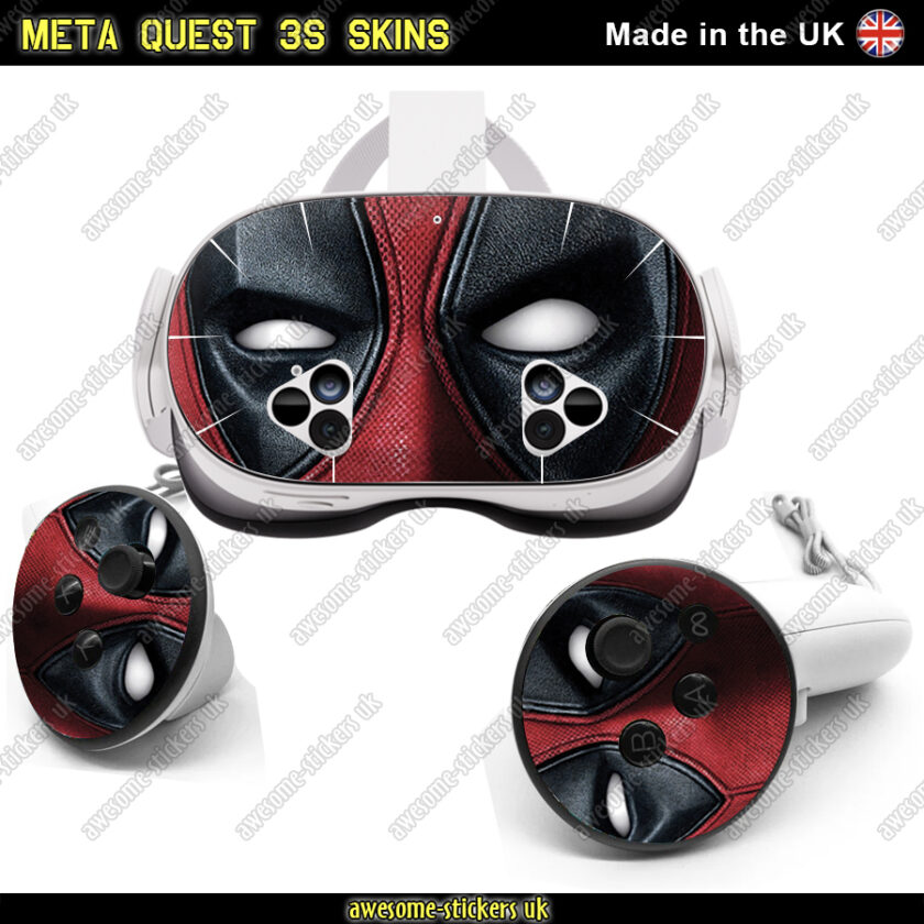 Meta Quest 3S skins - vinyl sticker wrap 018 - DEADPOOL
