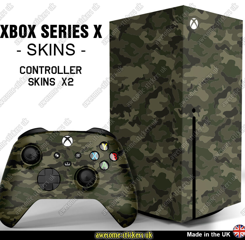 XBOX Series X skins - Awesome Stickers UK