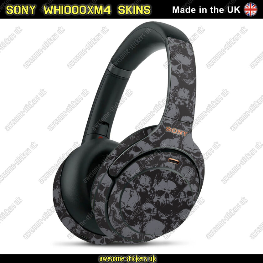 Sony WH-1000XM4 skins - wireless headphones wrap - Awesome Stickers UK