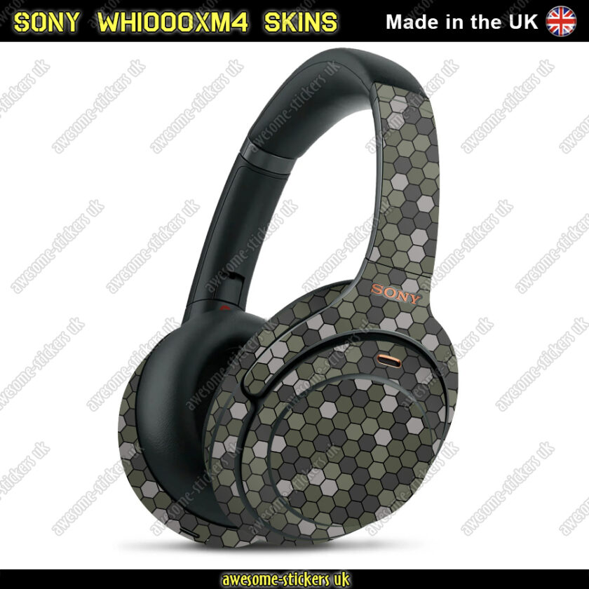 Sony WH-1000XM4 skins - wireless headphones wrap - Awesome Stickers UK