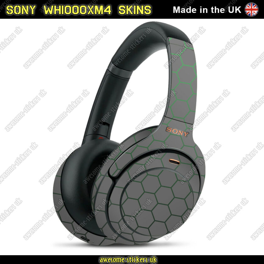 Sony WH-1000XM4 skins - wireless headphones wrap - Awesome Stickers UK