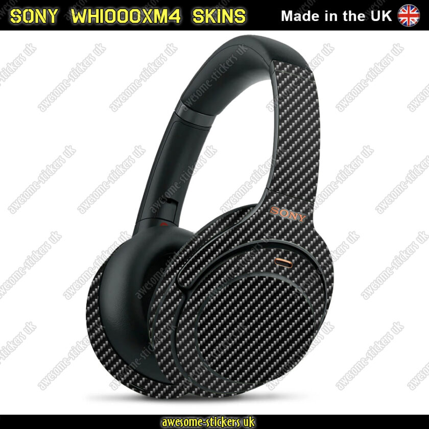 Sony WH-1000XM4 skins - wireless headphones wrap - Awesome Stickers UK