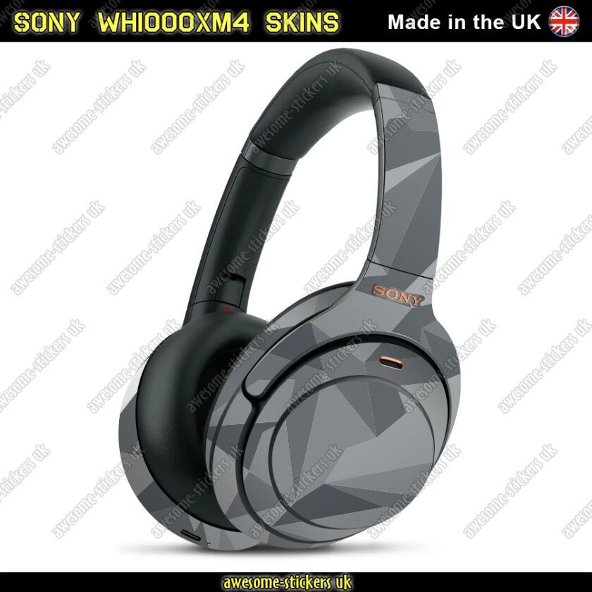 Sony WH-1000XM4 skins - wireless headphones wrap - Awesome Stickers UK
