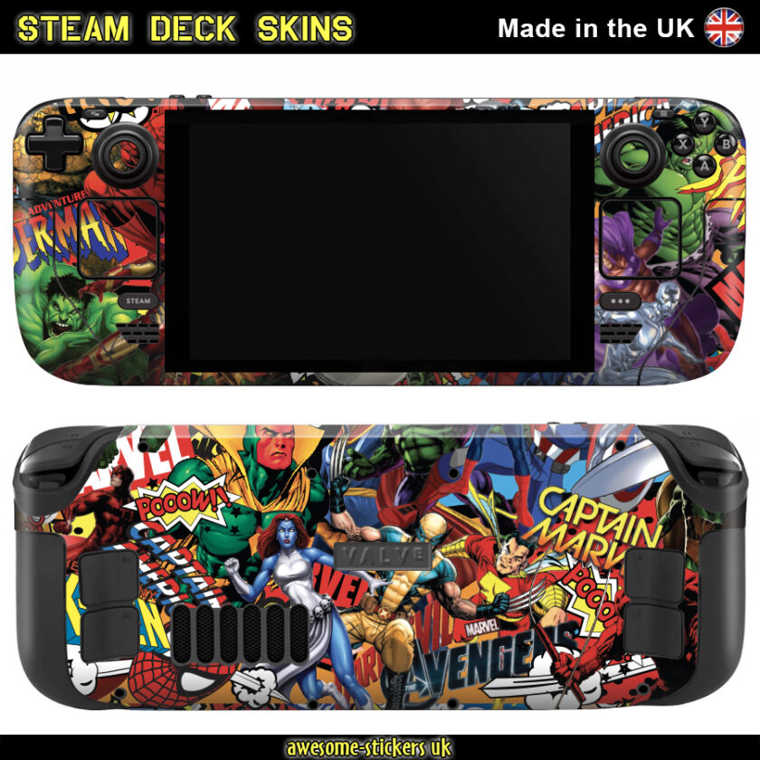 Valve Steam Deck skins - Awesome Stickers UK