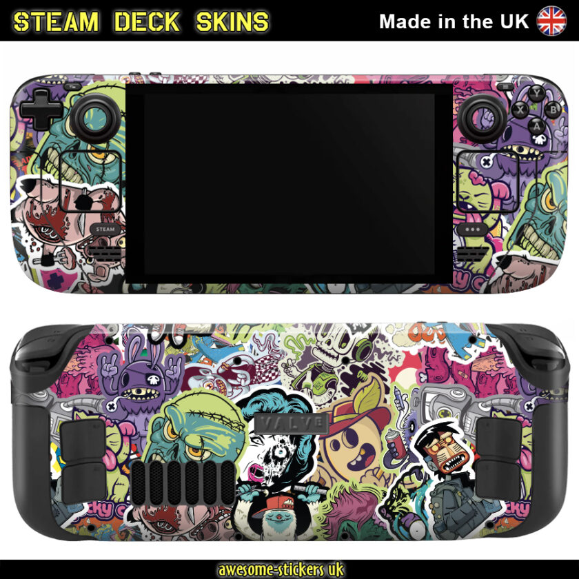 Valve Steam Deck skins - Awesome Stickers UK