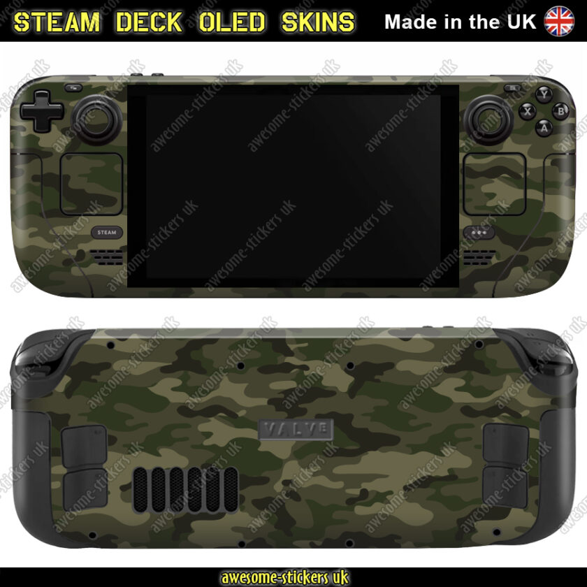 Valve Steam Deck OLED skins - Awesome Stickers UK