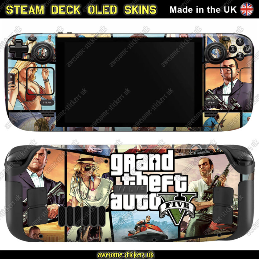 Valve Steam Deck OLED skins - Awesome Stickers UK