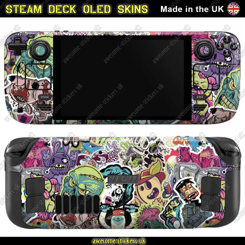 Valve Steam Deck OLED skins - Awesome Stickers UK