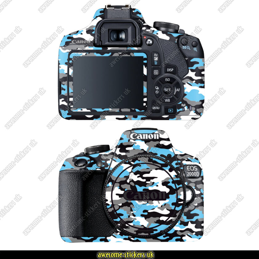 Canon EOS 2000D skins & wraps- Awesome Stickers UK