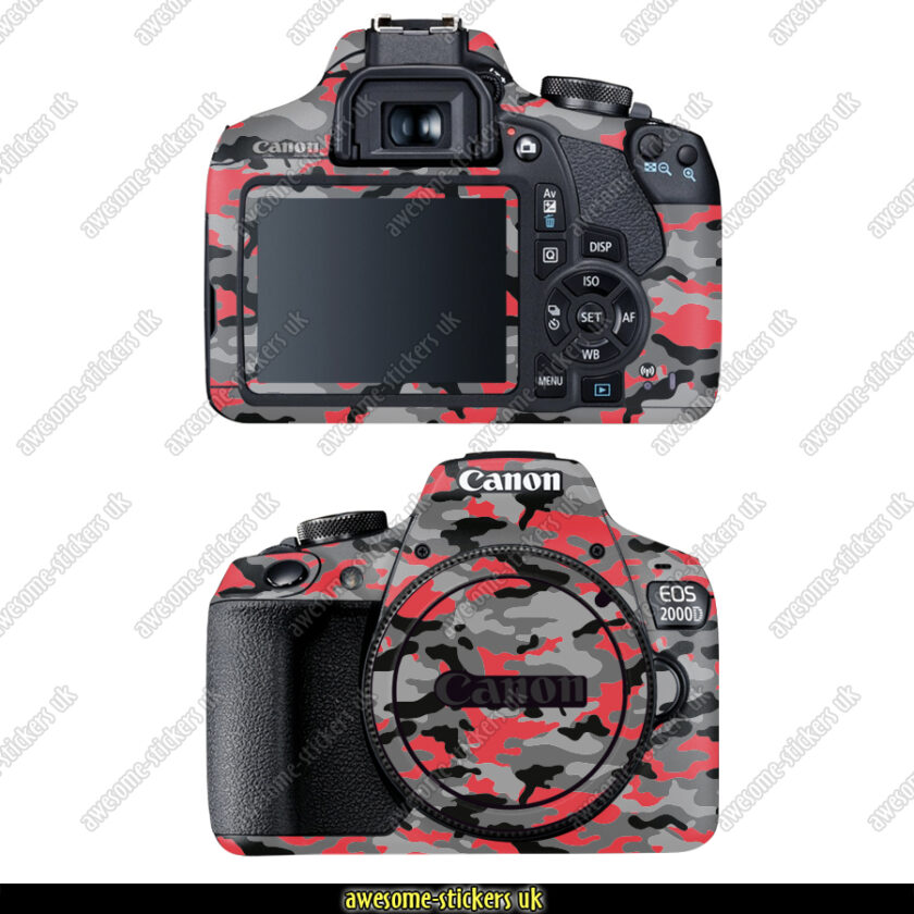 Canon EOS 2000D skins & wraps- Awesome Stickers UK