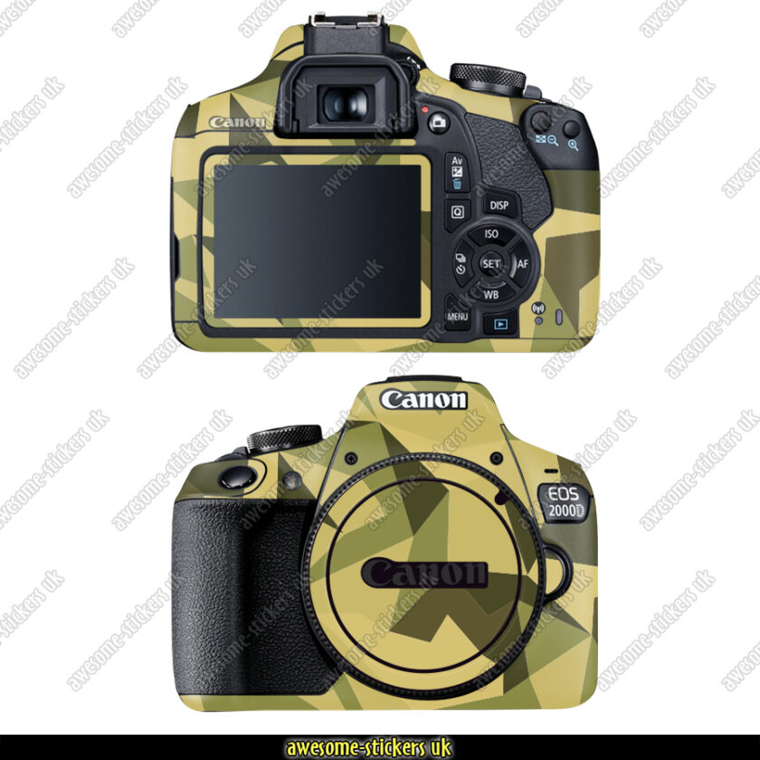 Canon EOS 2000D skins & wraps- Awesome Stickers UK