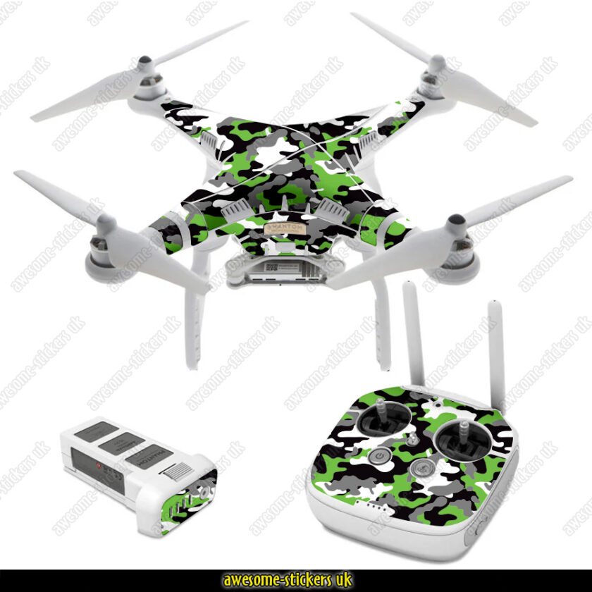 DJI Phantom 3 skins - Awesome Stickers UK
