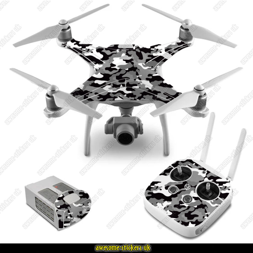 DJI Phantom 4 skins - Awesome Stickers UK