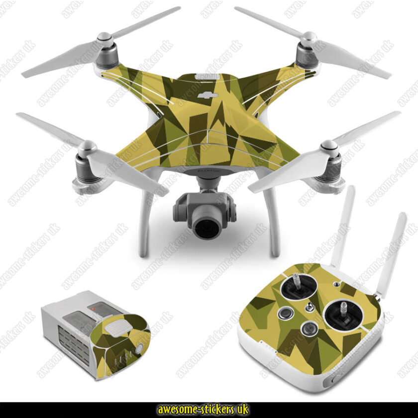 DJI Phantom 4 skins - Awesome Stickers UK