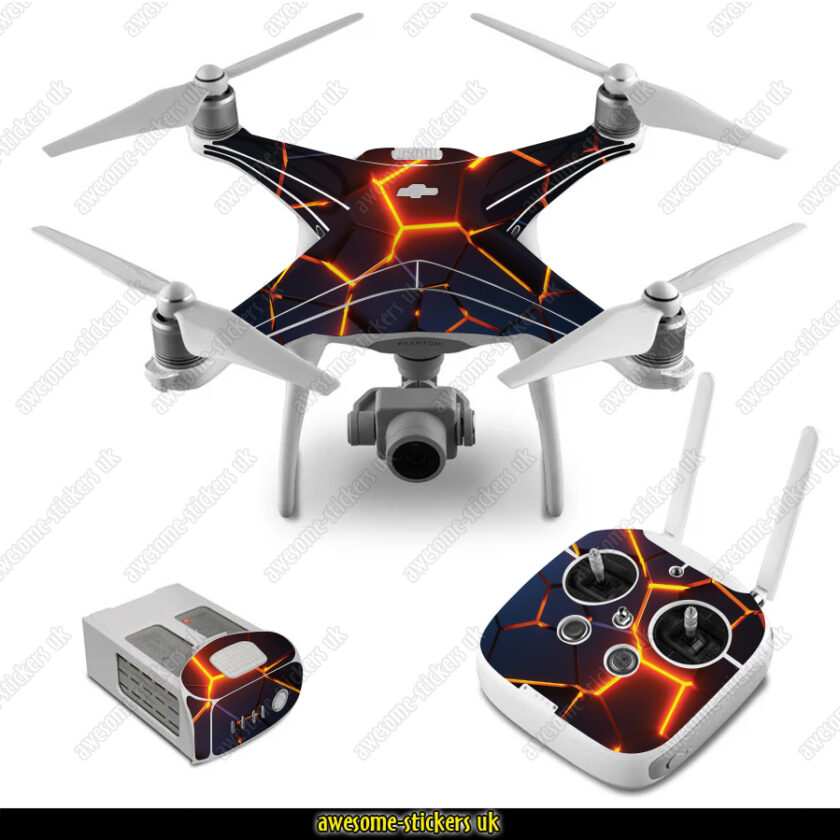 DJI Phantom 4 skins - Awesome Stickers UK