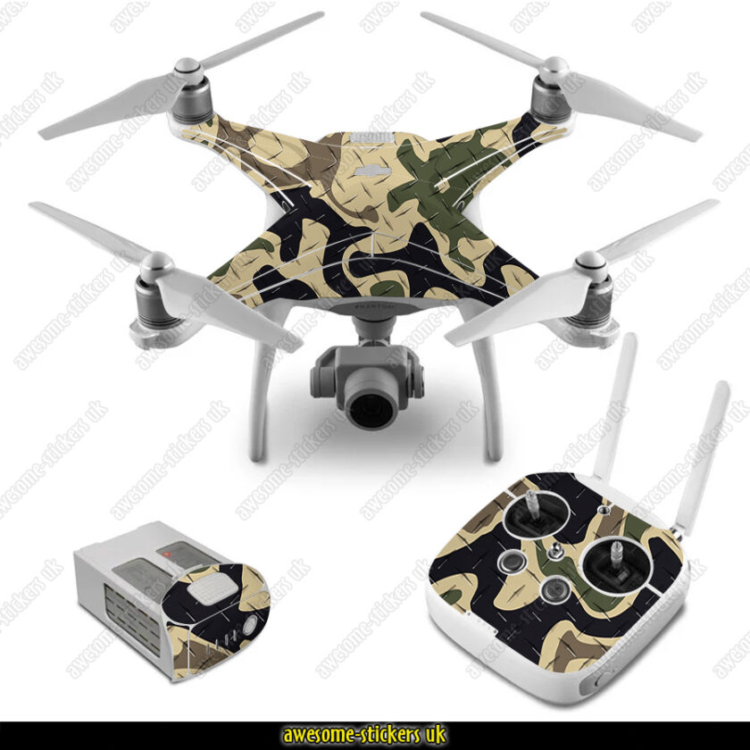 DJI Phantom 4 skins - Awesome Stickers UK